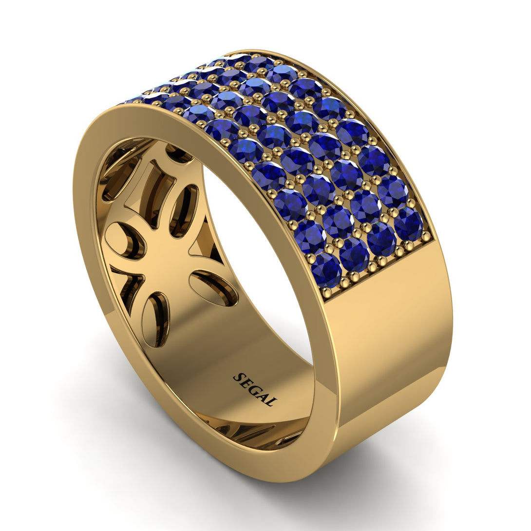 Sapphire Everlasting Radiance Wedding Band - Carolina No. 13 – Segal ...